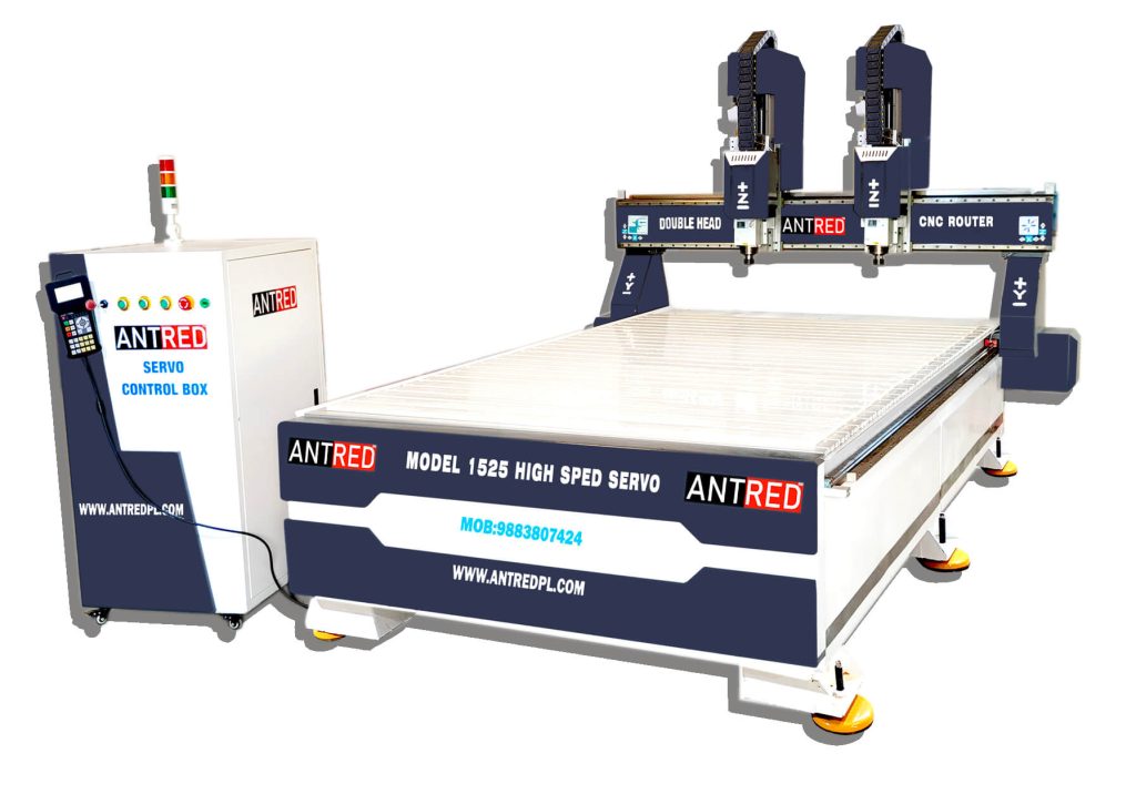 CNC Router With Double Head – ANTRED PRIVATE LIMITED